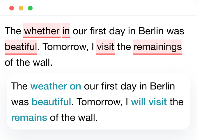 Free Grammar Checker & Paraphrase - Ginger Software